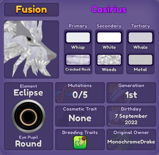 Casirius - Roblox Dragon Adventures Trade | Traderie