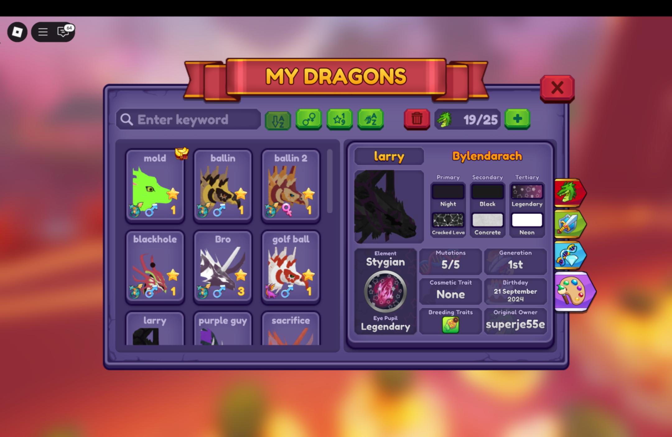 Bylendarach - Roblox Dragon Adventures Trade | Traderie