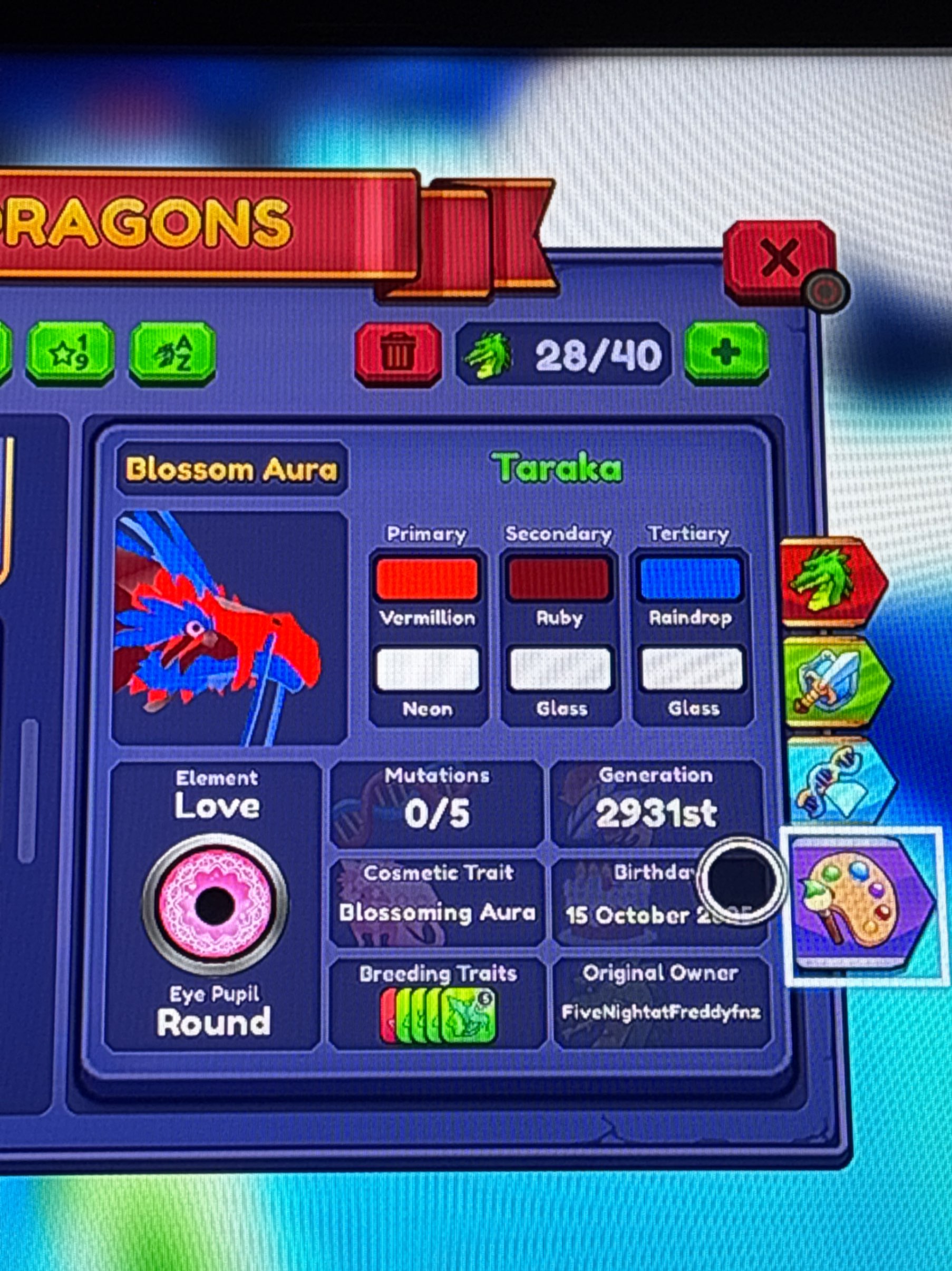 Taraka - Roblox Dragon Adventures Trade | Traderie