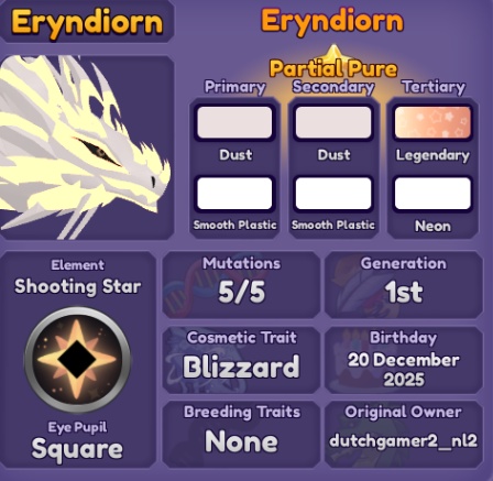 Eryndiorn - Roblox Dragon Adventures Trade | Traderie