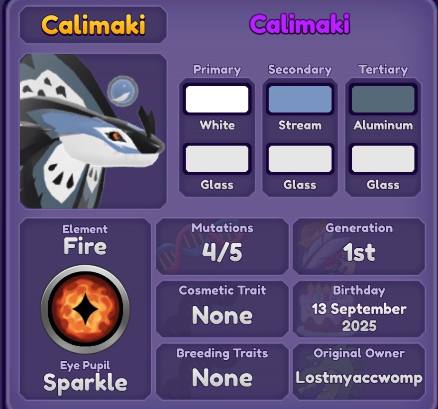 Calimaki - Roblox Dragon Adventures Trade | Traderie
