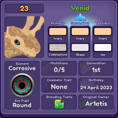 Venid - Roblox Dragon Adventures Trade | Traderie