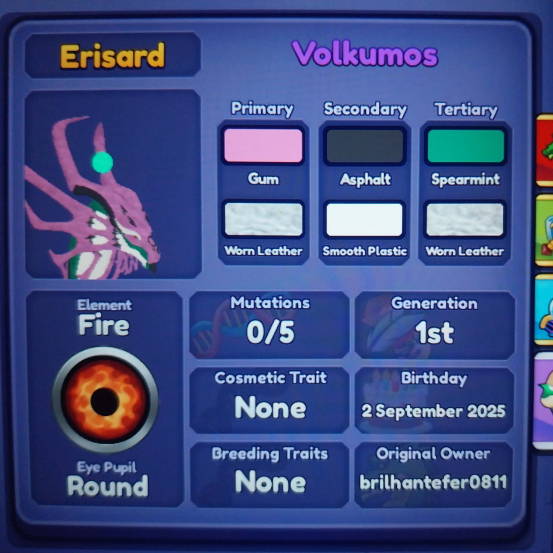 Volkumos - Roblox Dragon Adventures Trade | Traderie