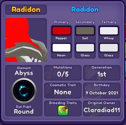 Radidon - Roblox Dragon Adventures Trade | Traderie