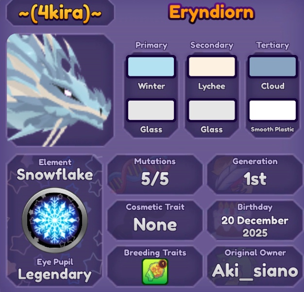 Eryndiorn - Roblox Dragon Adventures Trade | Traderie