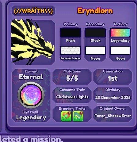 Eryndiorn - Roblox Dragon Adventures Trade | Traderie