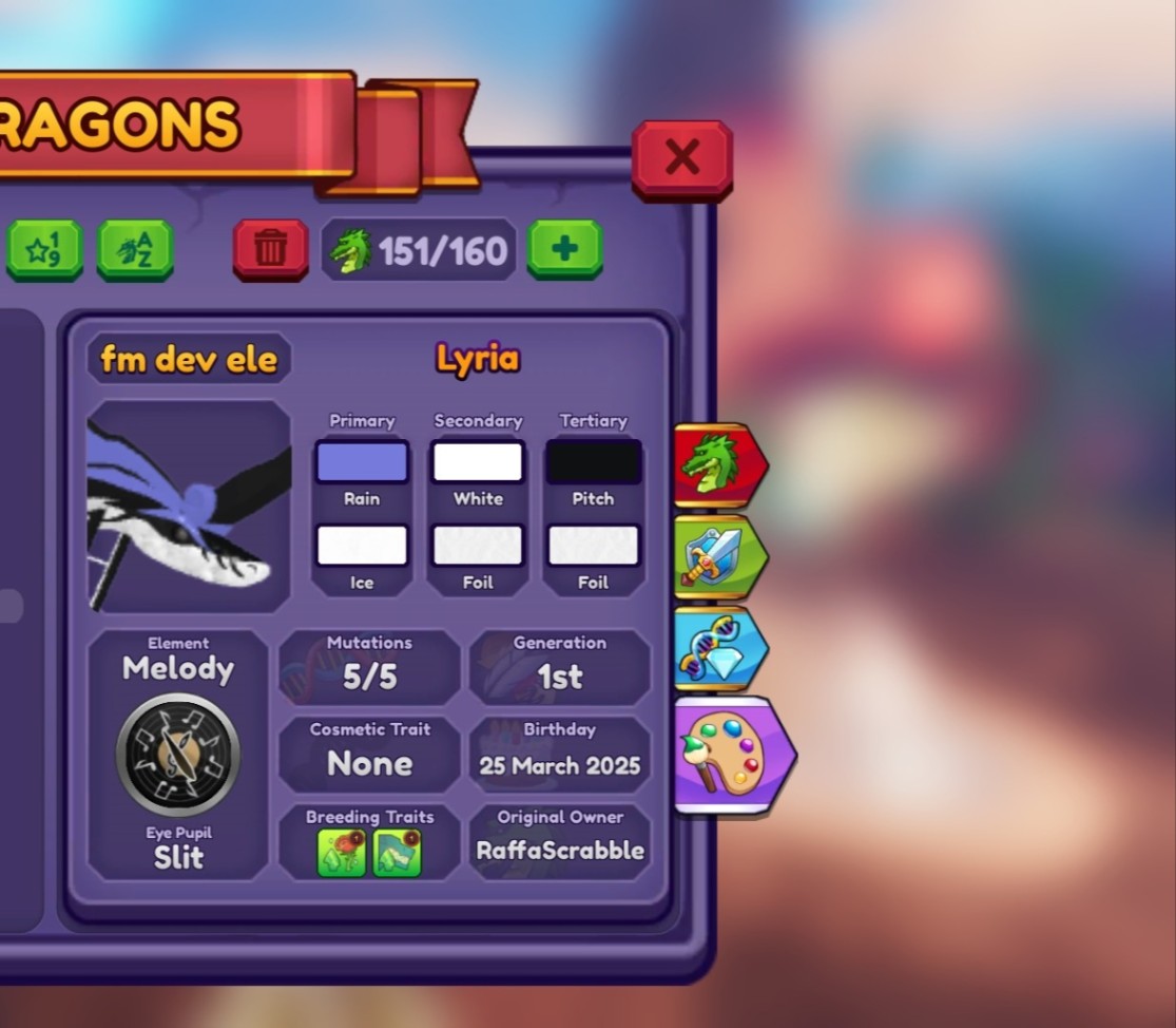 Lyria - Roblox Dragon Adventures Trade | Traderie