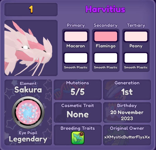 Harvitius - Roblox Dragon Adventures Trade | Traderie