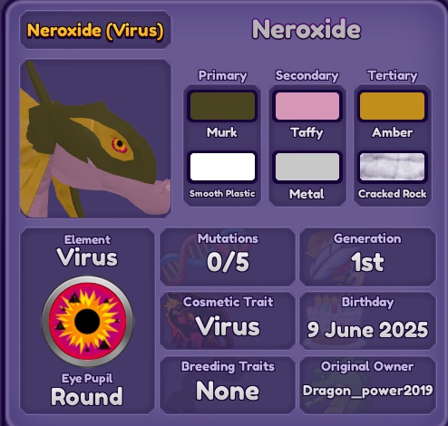 Neroxide - Roblox Dragon Adventures Trade | Traderie