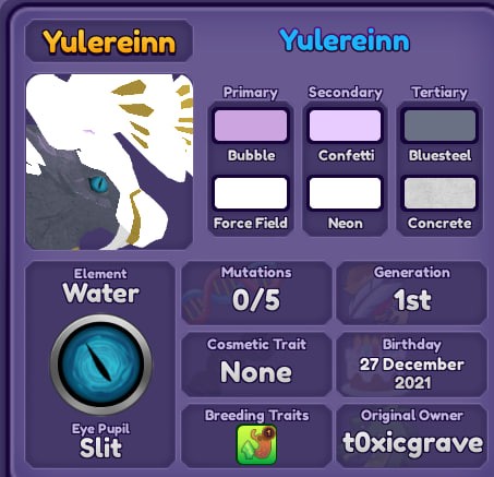 Yulereinn - Roblox Dragon Adventures Trade | Traderie