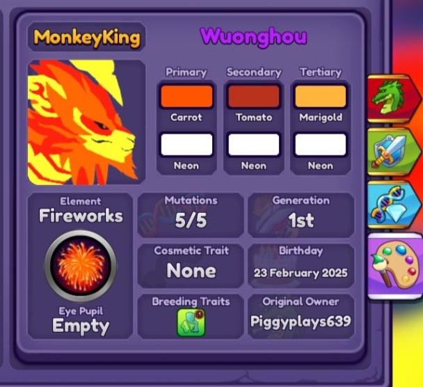 Wuonghou - Roblox Dragon Adventures Trade | Traderie