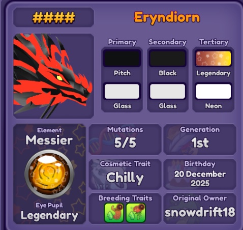 Eryndiorn - Roblox Dragon Adventures Trade | Traderie