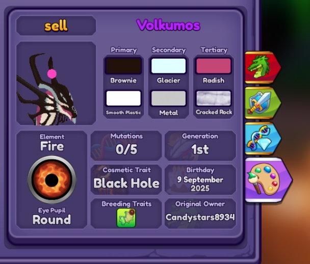 Volkumos - Roblox Dragon Adventures Trade | Traderie