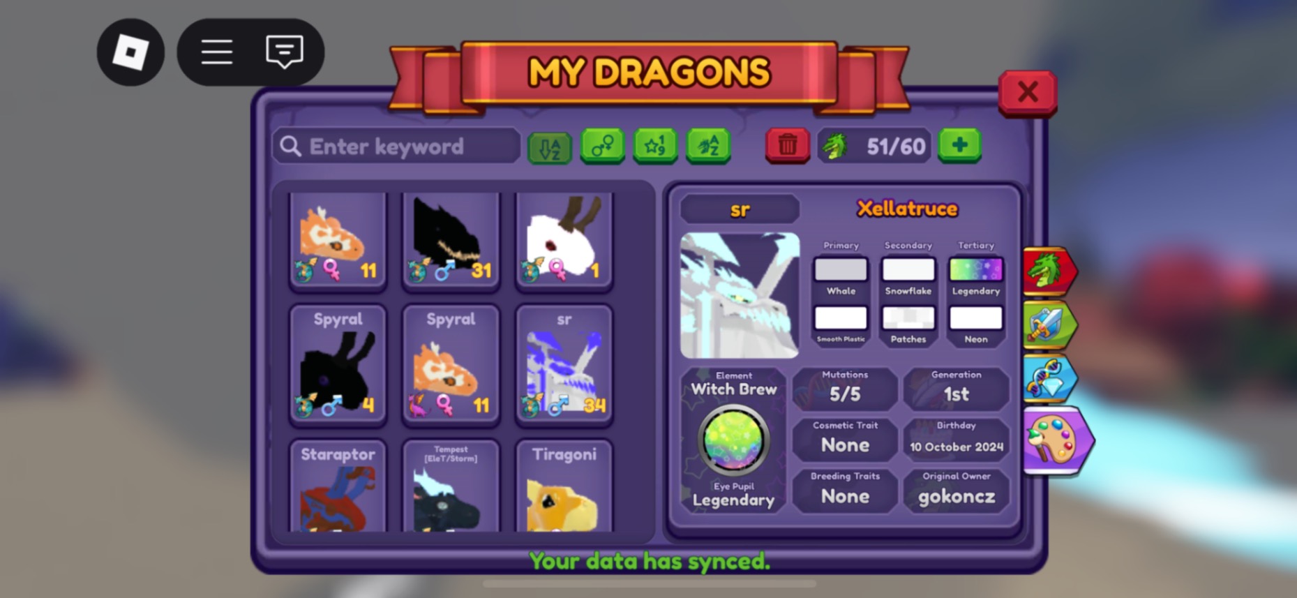 Xellatruce - Roblox Dragon Adventures Trade | Traderie