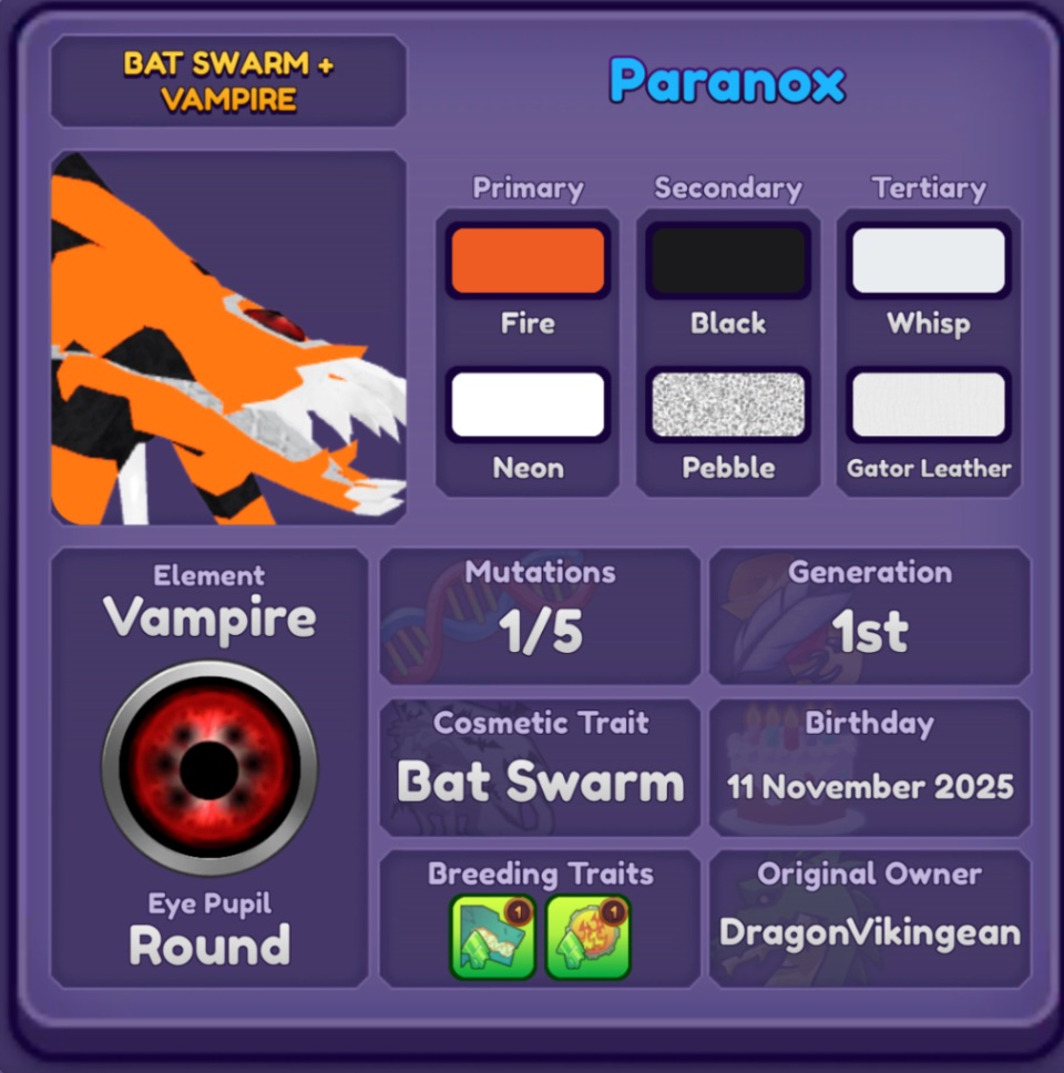 Paranox - Roblox Dragon Adventures Trade | Traderie