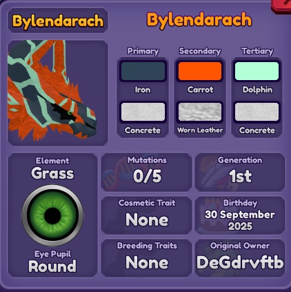 Bylendarach - Roblox Dragon Adventures Trade | Traderie