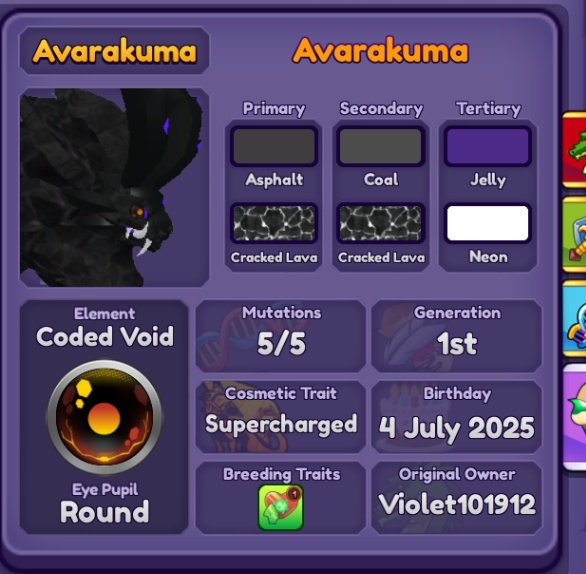 Avarakuma - Roblox Dragon Adventures Trade | Traderie