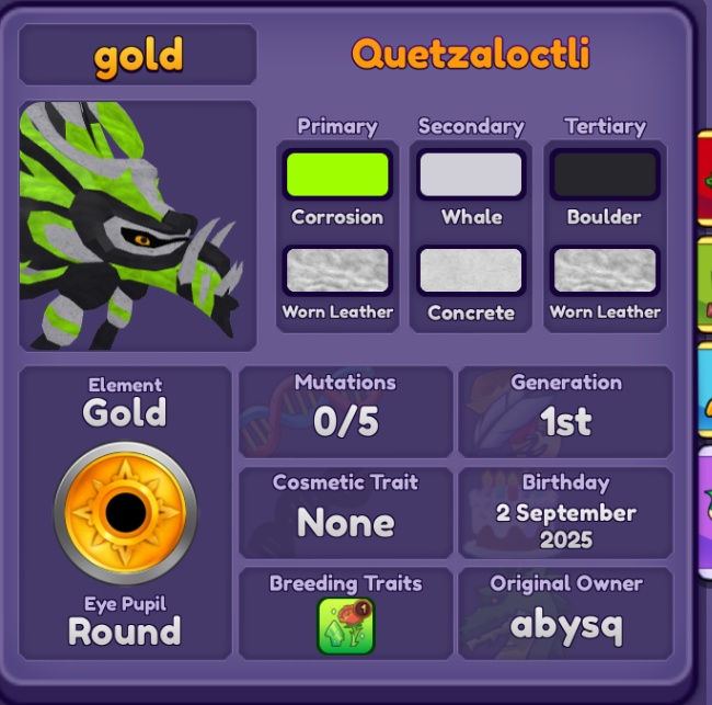 Quetzaloctli - Roblox Dragon Adventures Trade | Traderie
