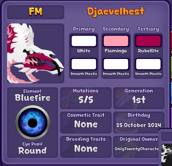 Djaevelhest - Roblox Dragon Adventures Trade | Traderie