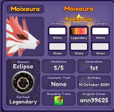 Moixaura - Roblox Dragon Adventures Trade | Traderie