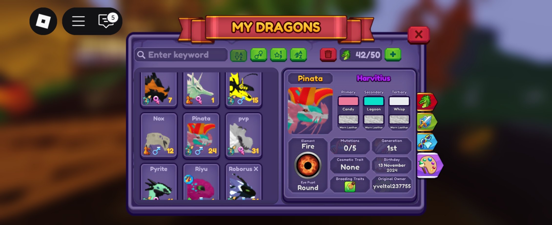 Harvitius - Roblox Dragon Adventures Trade | Traderie