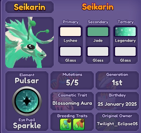 Seikarin - Roblox Dragon Adventures Trade | Traderie