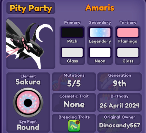 Amaris - Roblox Dragon Adventures Trade | Traderie