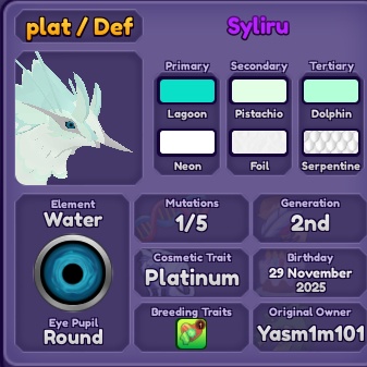 Syliru - Roblox Dragon Adventures Trade | Traderie