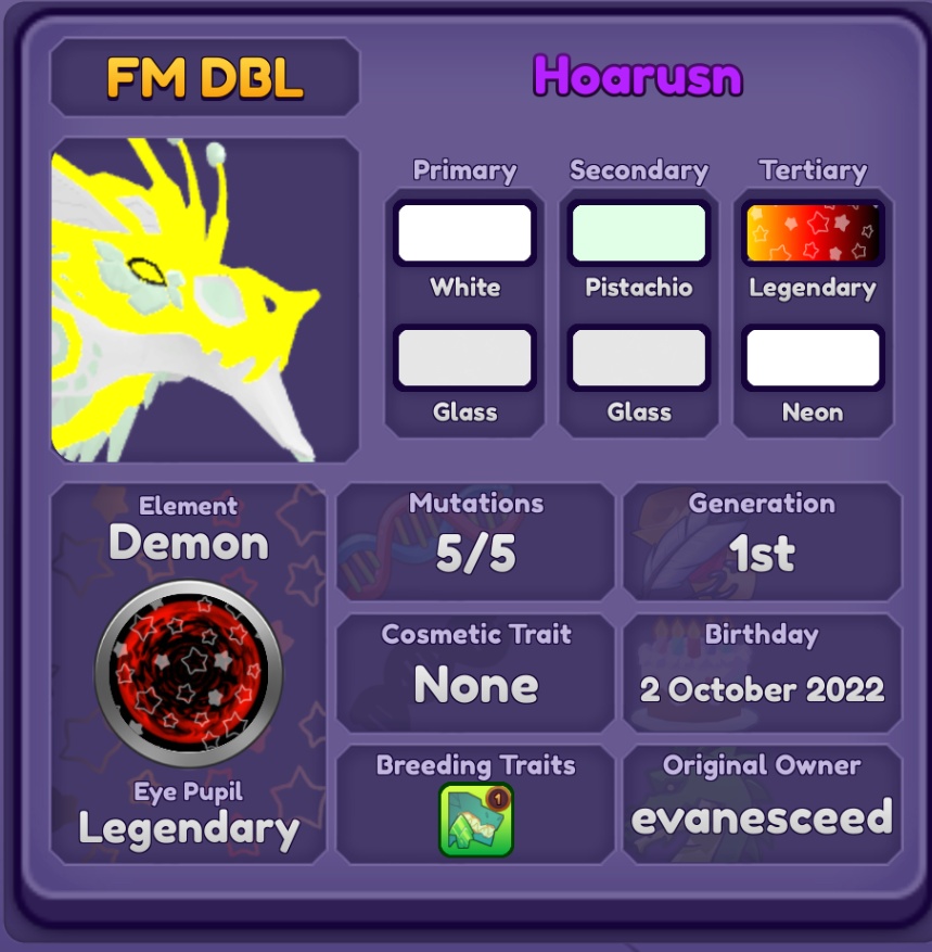 Hoarusn - Roblox Dragon Adventures Trade | Traderie