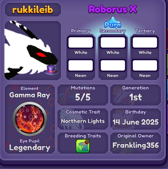 Roborus X - Roblox Dragon Adventures Trade | Traderie