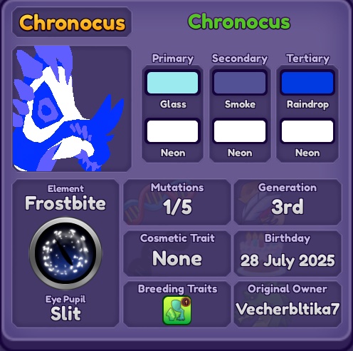 Chronocus - Roblox Dragon Adventures Trade | Traderie