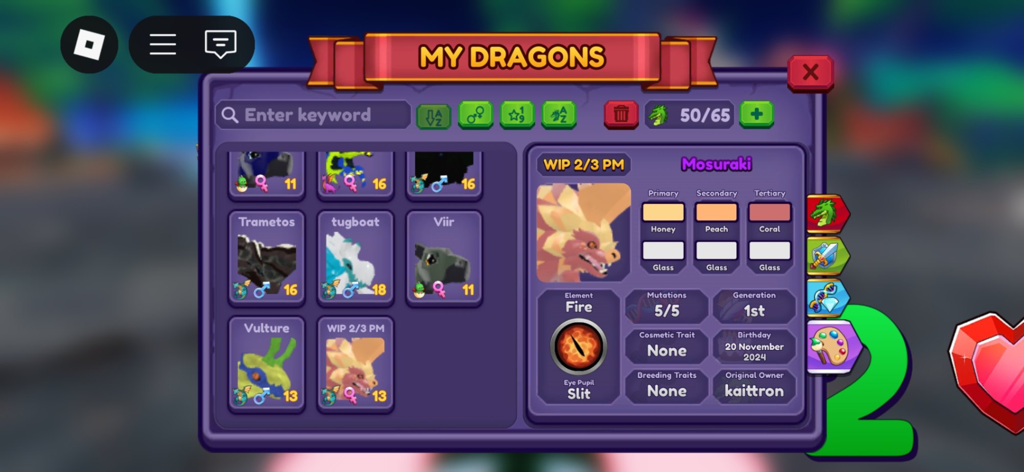 Mosuraki - Roblox Dragon Adventures Trade | Traderie