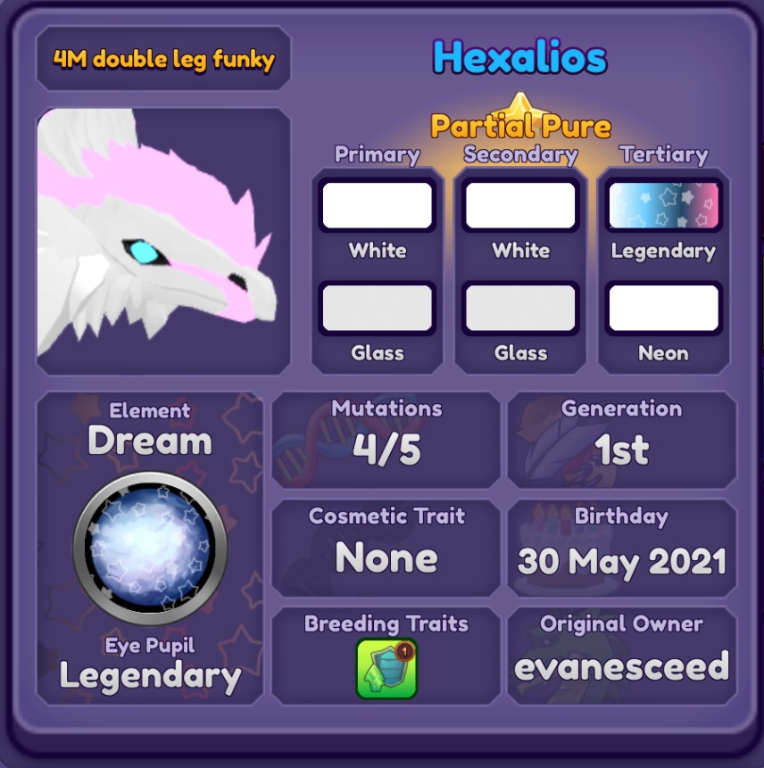 Hexalios - Roblox Dragon Adventures Trade | Traderie