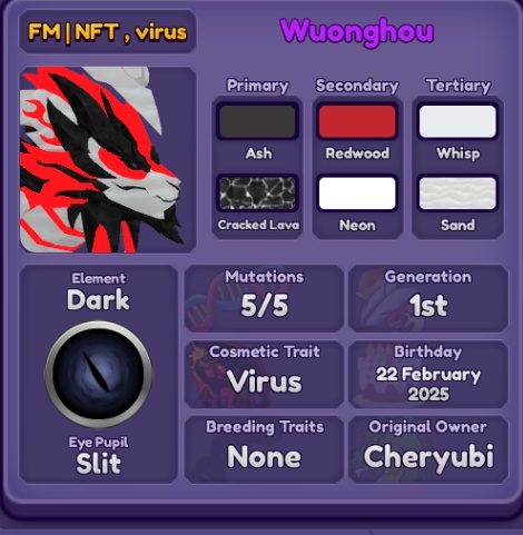 Wuonghou - Roblox Dragon Adventures Trade | Traderie