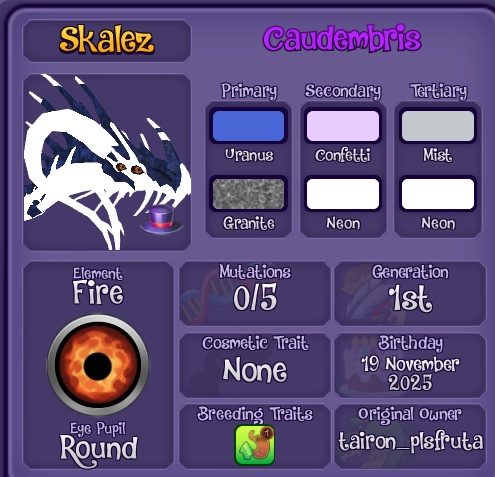 Caudembris - Roblox Dragon Adventures Trade | Traderie