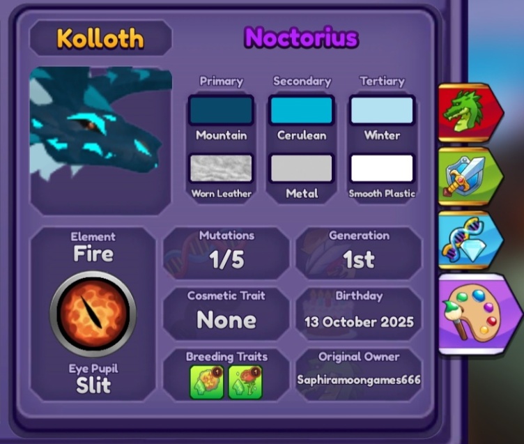 Noctorius - Roblox Dragon Adventures Trade | Traderie