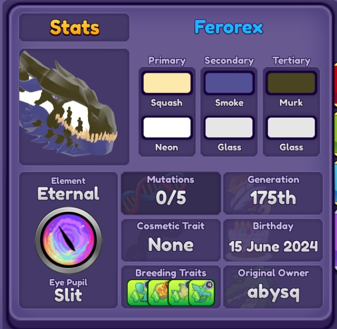 Ferorex - Roblox Dragon Adventures Trade | Traderie