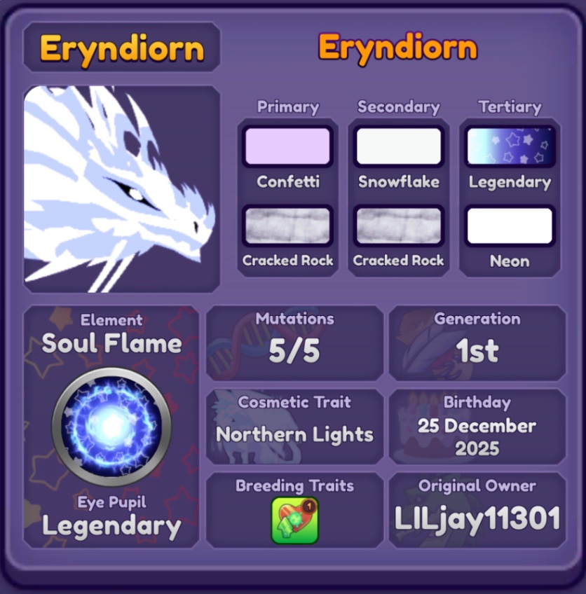 Eryndiorn - Roblox Dragon Adventures Trade | Traderie