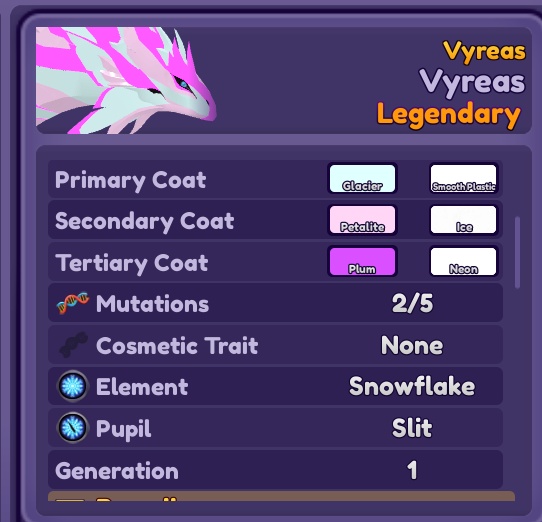 Vyreas - Roblox Dragon Adventures Trade | Traderie