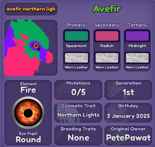 Avefir - Roblox Dragon Adventures Trade | Traderie
