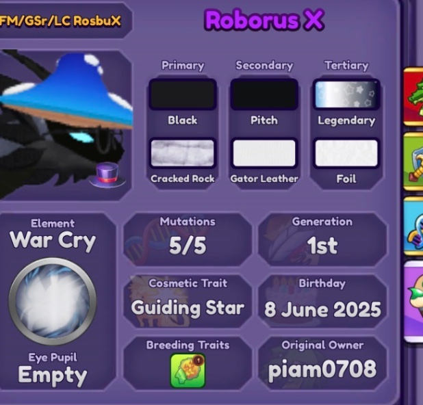 Roborus X - Roblox Dragon Adventures Trade | Traderie