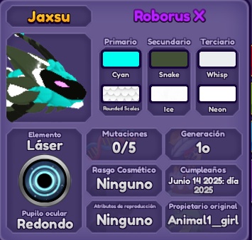 Roborus X - Roblox Dragon Adventures Trade | Traderie