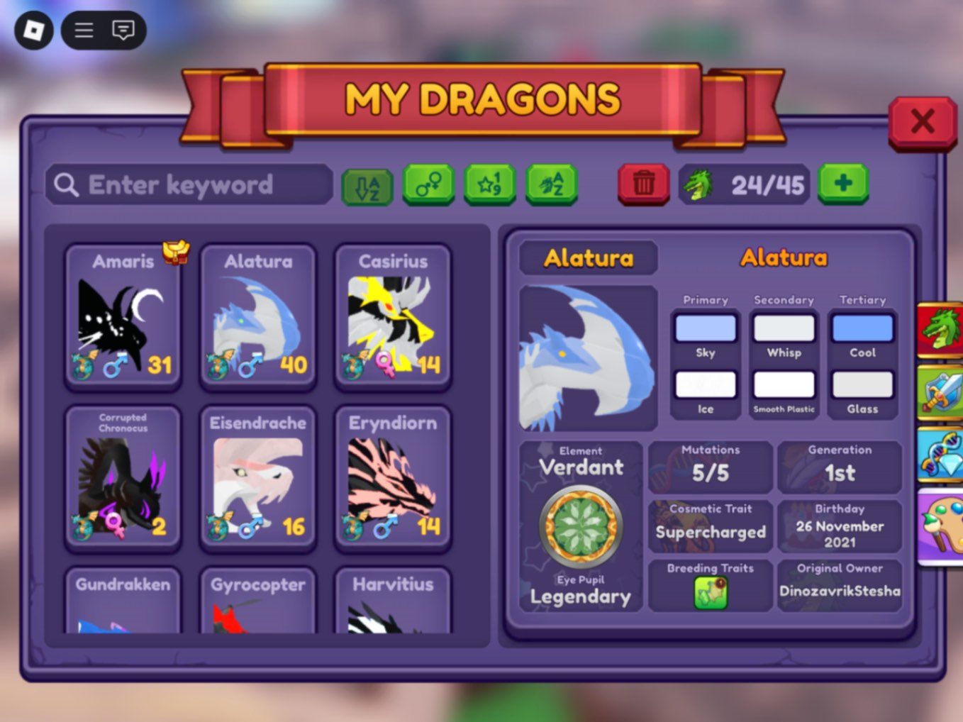Alatura - Roblox Dragon Adventures Trade | Traderie