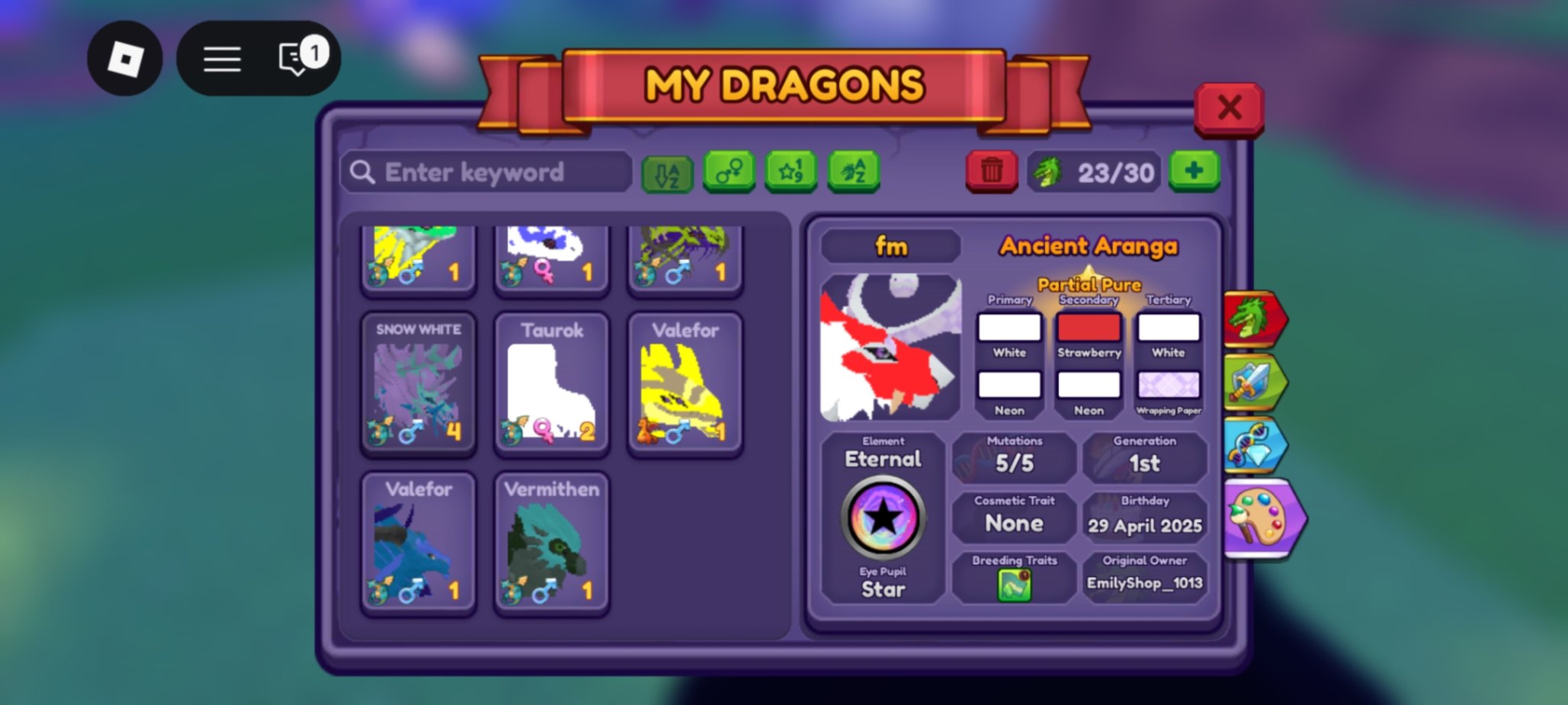 Ancient Aranga - Roblox Dragon Adventures Trade | Traderie