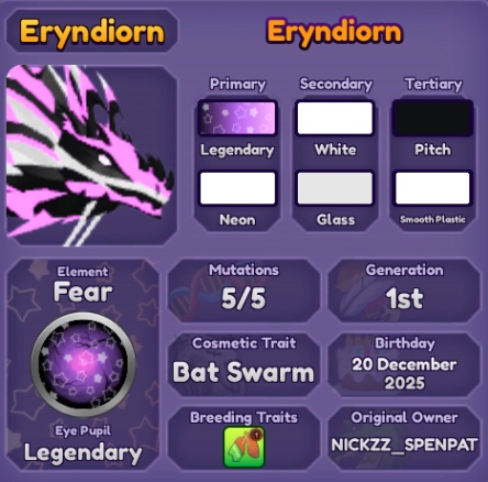 Eryndiorn - Roblox Dragon Adventures Trade | Traderie