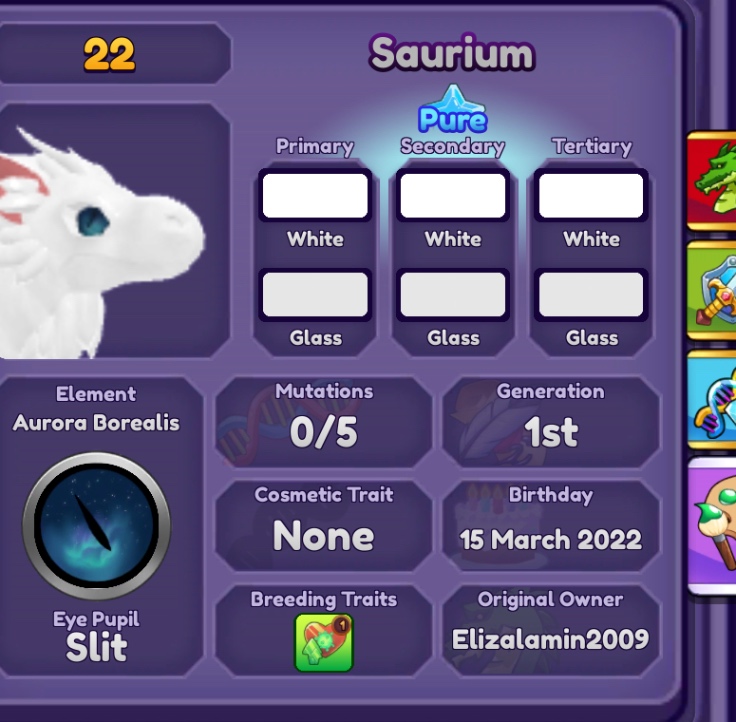 Saurium - Roblox Dragon Adventures Trade | Traderie