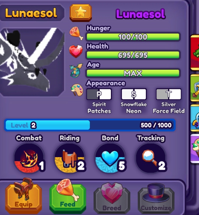 Lunaesol - Roblox Dragon Adventures Trade | Traderie