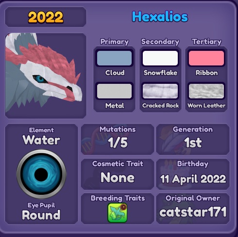 Hexalios - Roblox Dragon Adventures Trade | Traderie