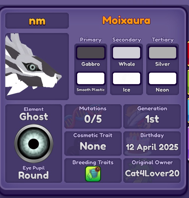 Moixaura - Roblox Dragon Adventures Trade | Traderie