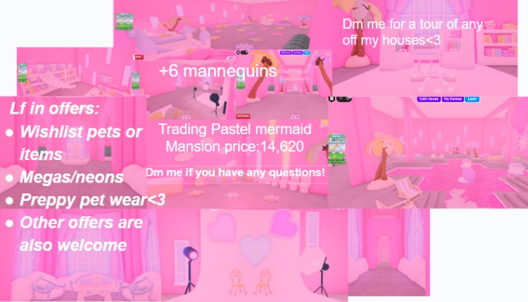 Mermaid Mansion - Roblox Adopt Me Trade | Traderie